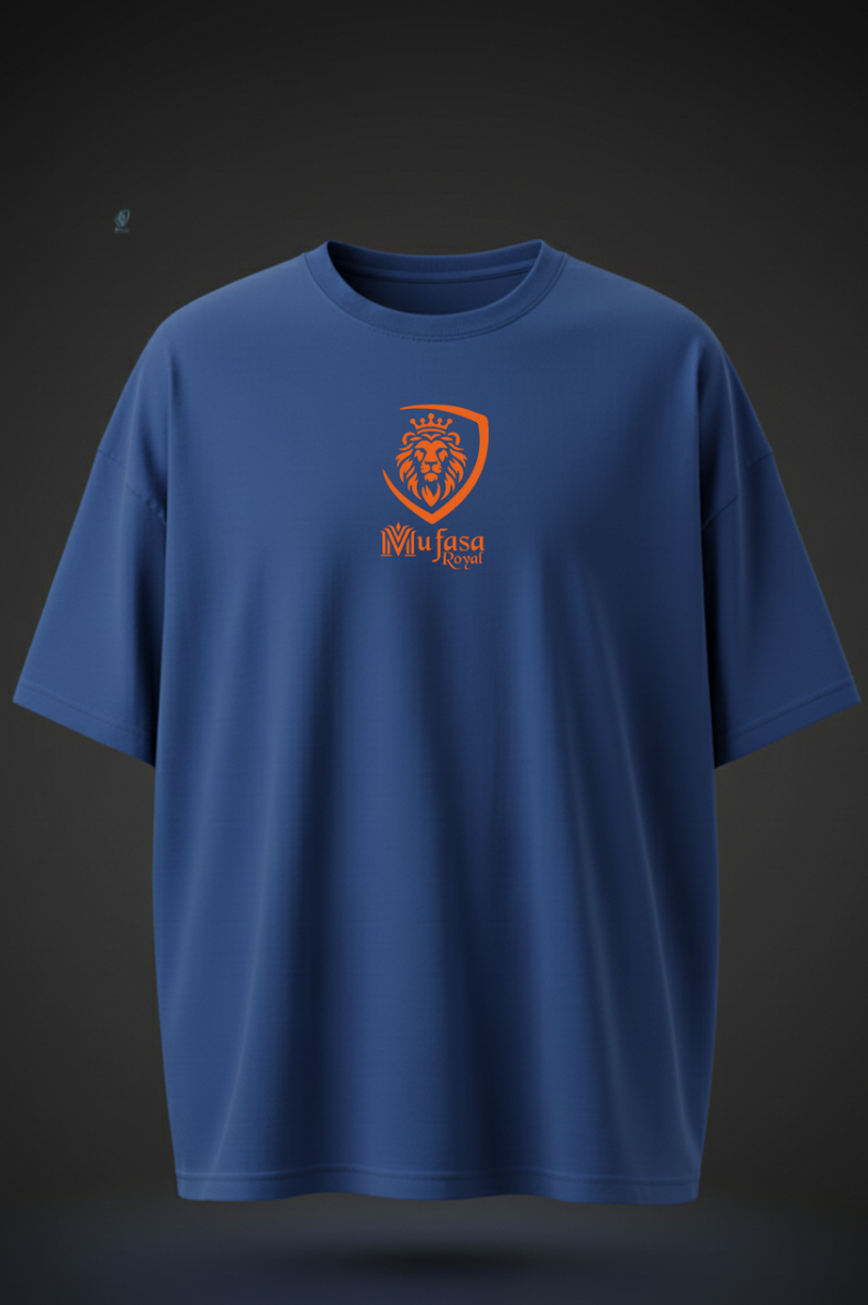 Book Oversized T-Shirt – Front & Back Print – Mufasa Royal